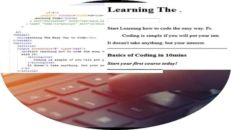 Web Design Course For Beginners: HTML And HTML5 Elements - Kmacims ...