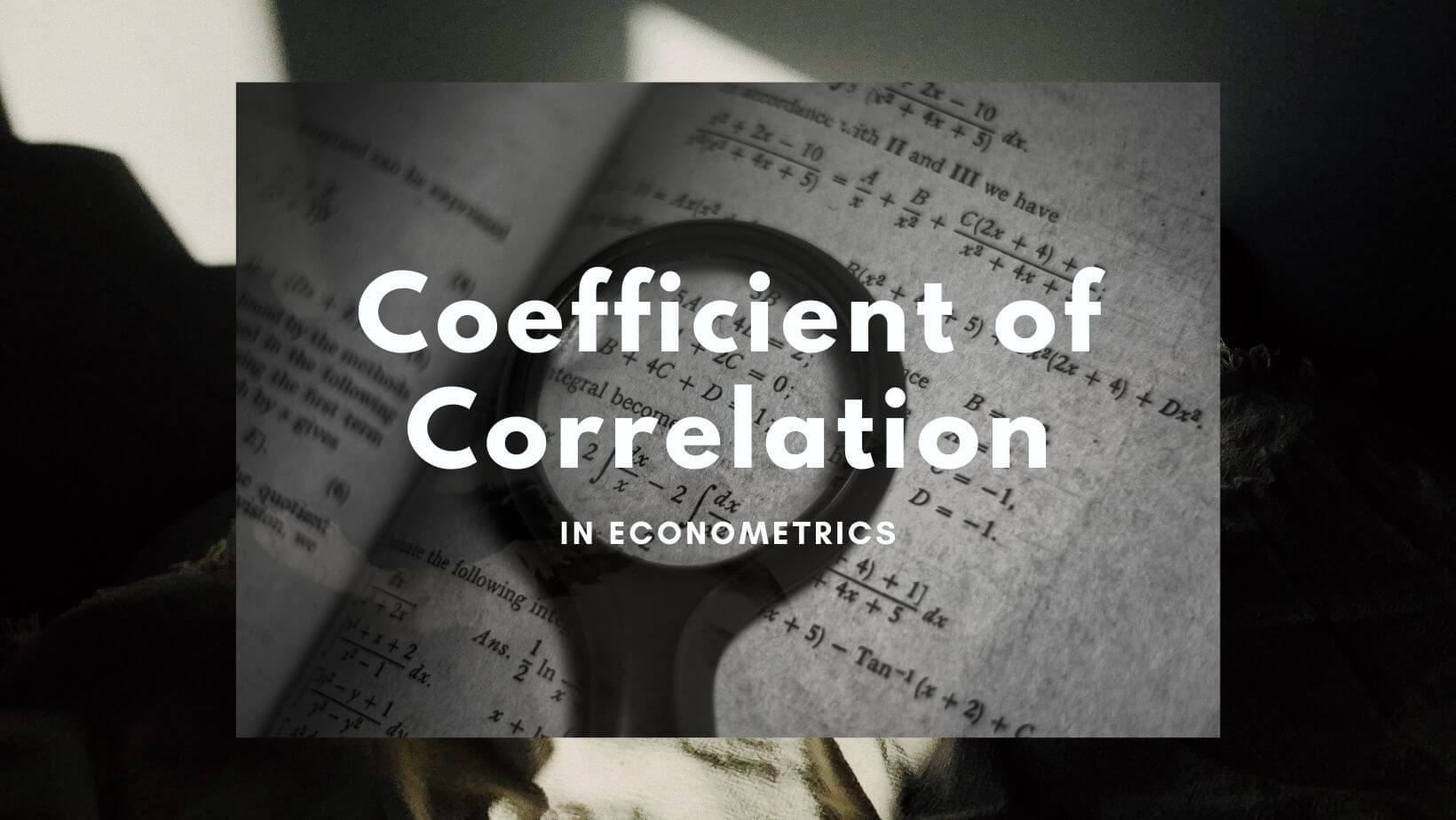 How to Calculate Coefficient of Correlation - Kmacims | Education Annex