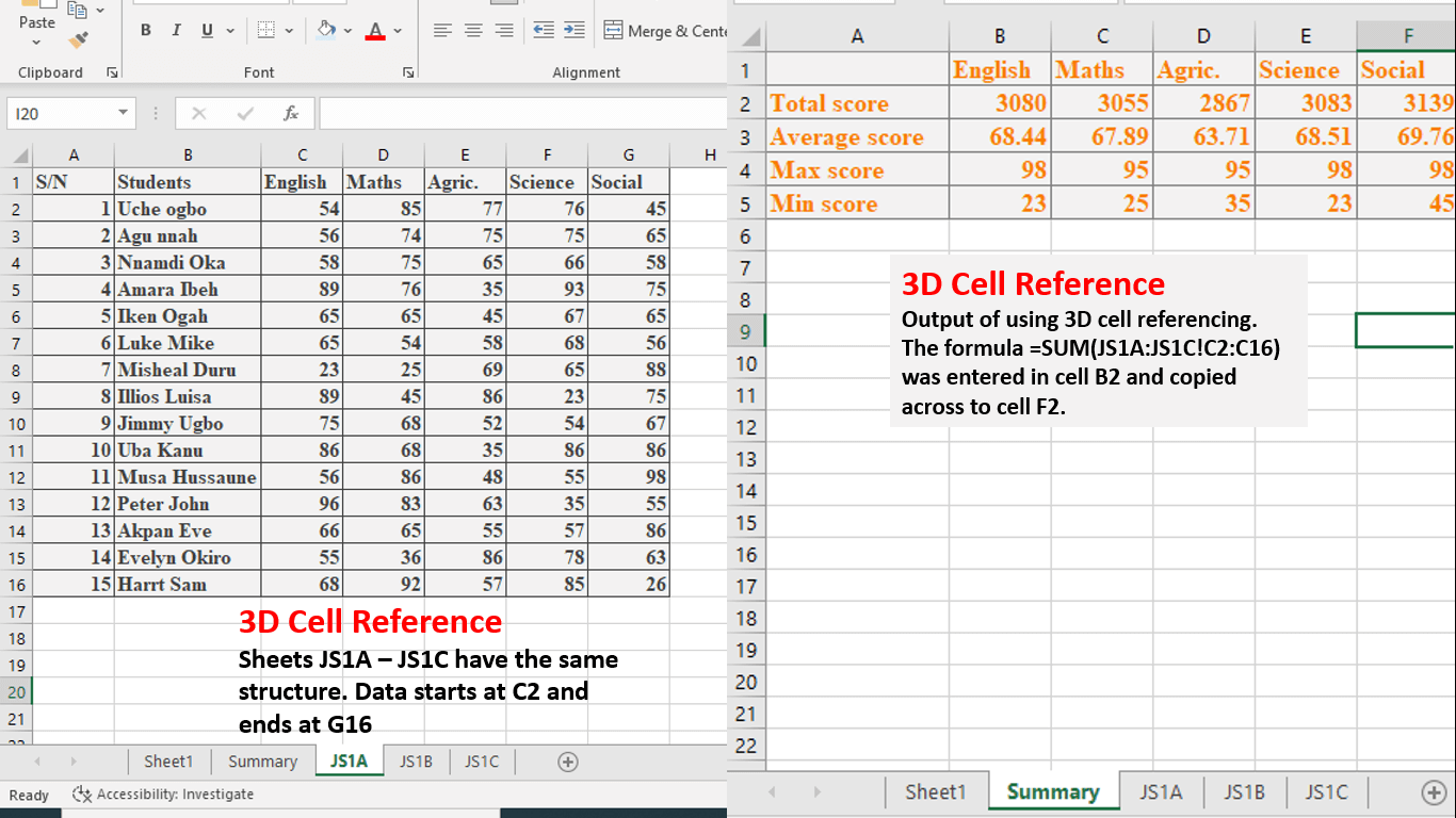 What Is Cell Referencing In Excel? - Kmacims | Education Annex