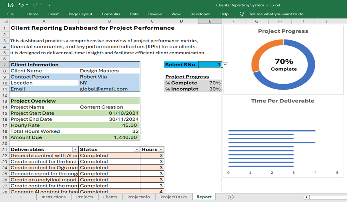 How to Design An Automated Client Reporting Software with Nested INDEX and MATCH Functions in ...